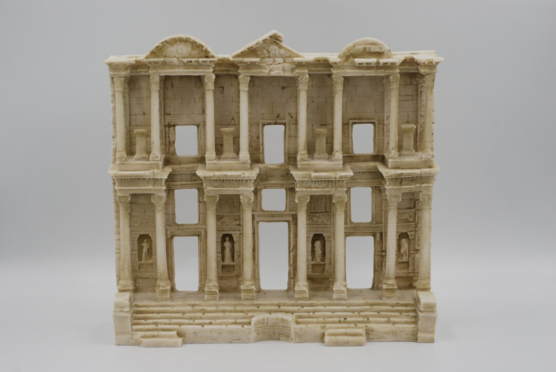 Statue Library of Celsus Ephesus-anatolia 25x6,5x21 CM - Etsy