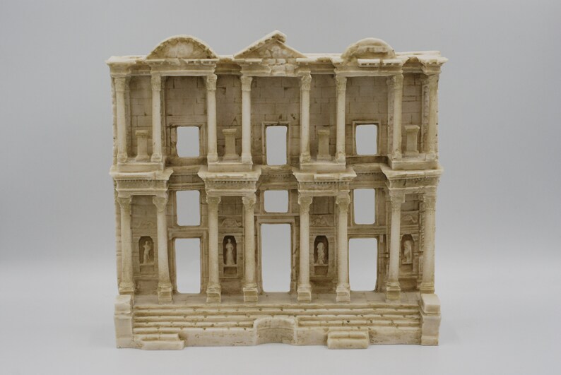 Statue Library of Celsus Ephesus-anatolia 25x6,5x21 CM - Etsy