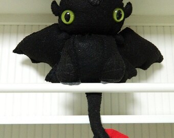 Toothless plush | Etsy