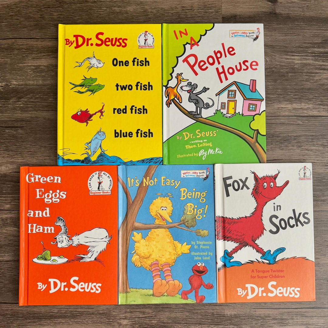 Vintage Dr. Seuss Books, Set of 5 - Etsy