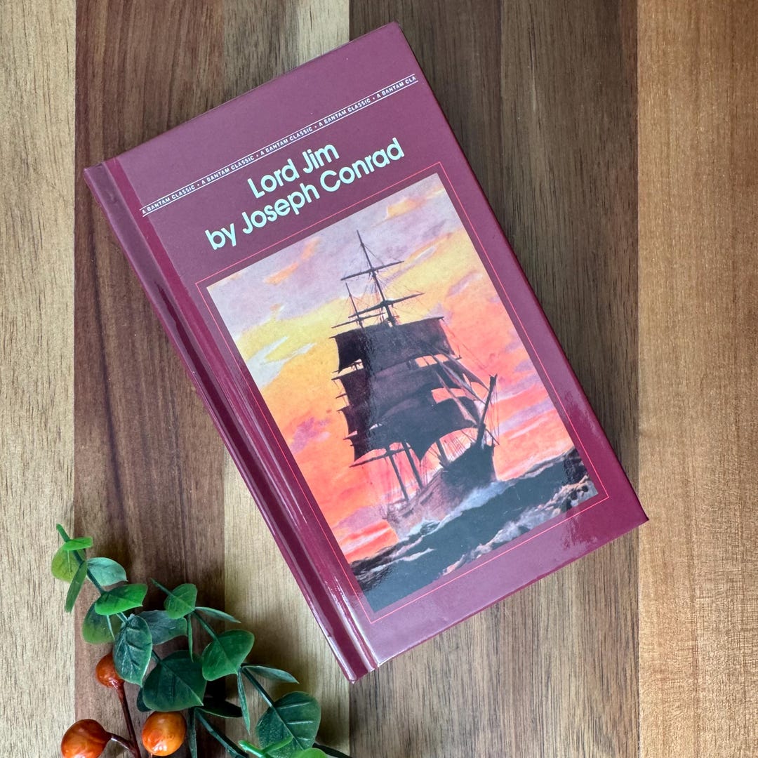 RARE Vintage Hardcover Lord Jim by Joseph Conrad, Bantam Classics ...