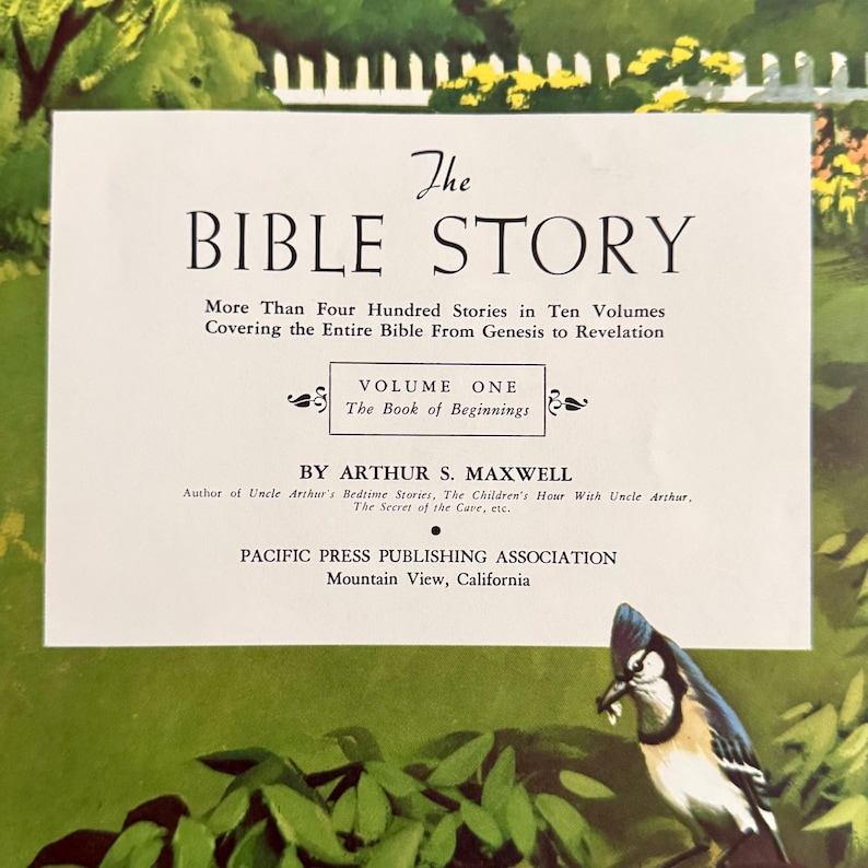 The Bible Story by Arthur Maxwell, Full Set of 10 Books,illustrated ...