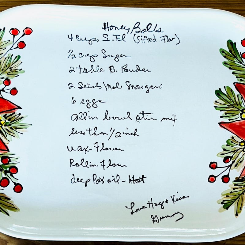Handwritten Recipe - Etsy