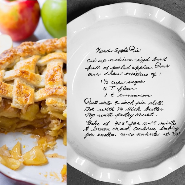 Ceramic Pie Dish - Etsy