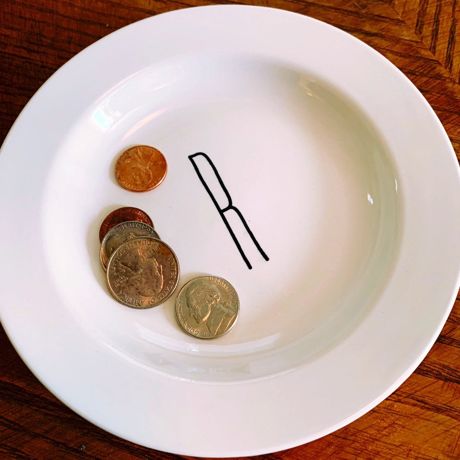 Change dish or small plate great gift for groomsmen for a | Etsy