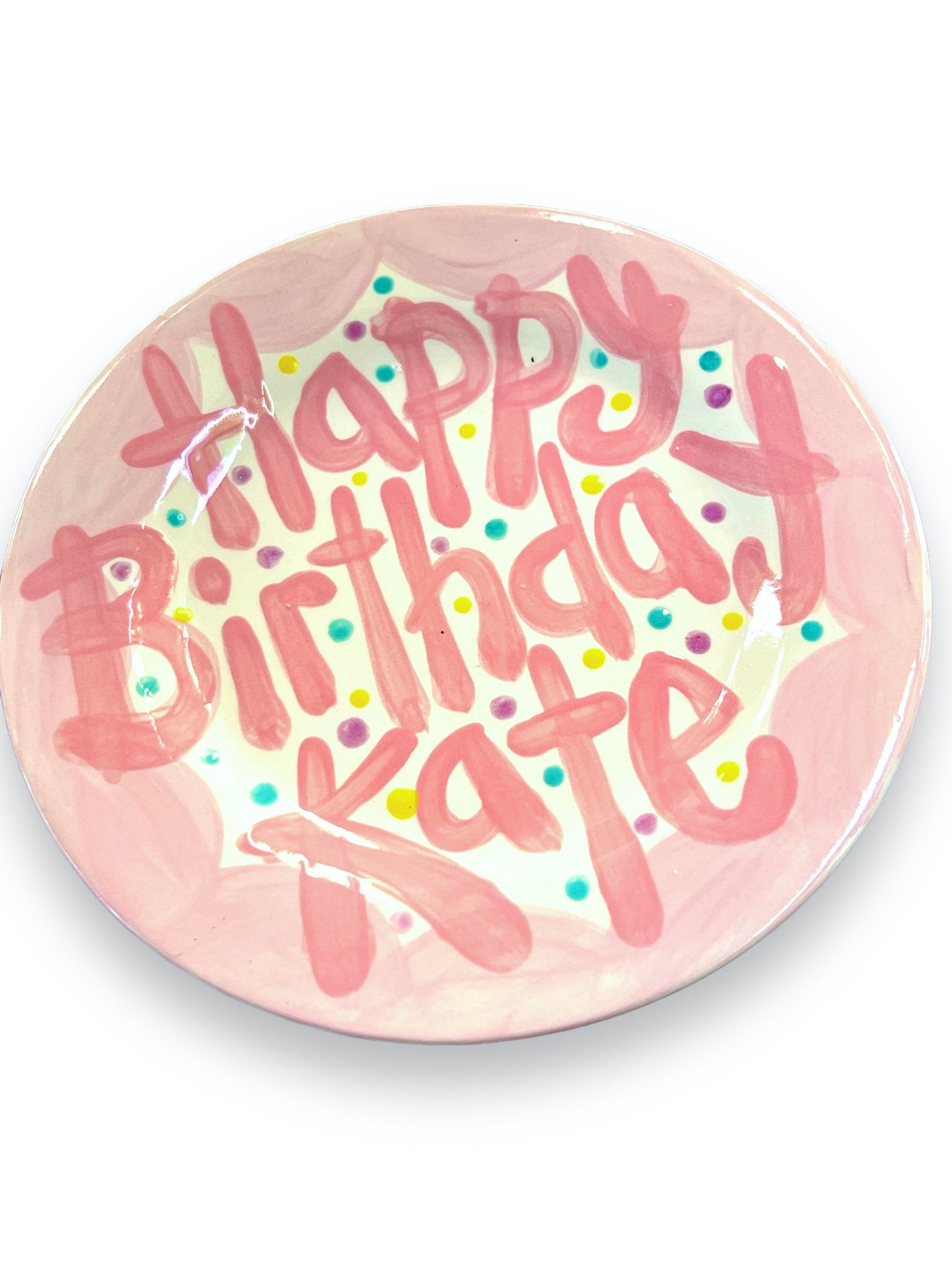 Handmade Made to Order Ceramic Birthday Plate Personalized - Etsy