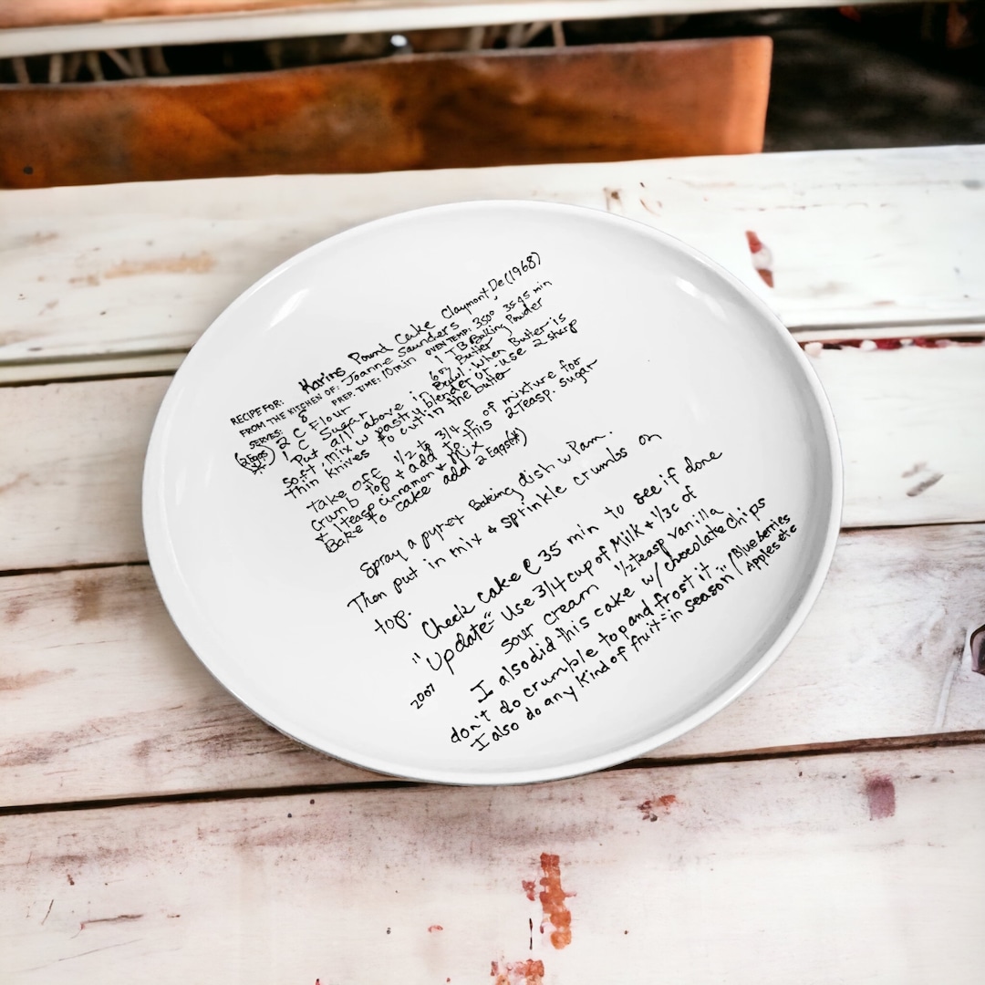 Handmade Custom Made Ceramic Plate 11” - Etsy