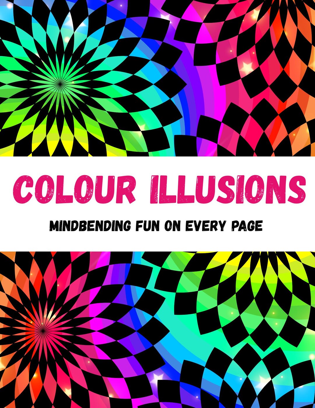 Colour Illusions Printable Coloring Book | Mind-bending Optical Designs ...