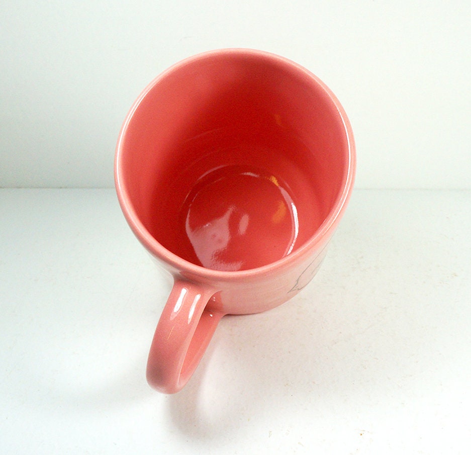 15oz coffee mug/tea mug with giant Kewpie head on both sides, shown ...