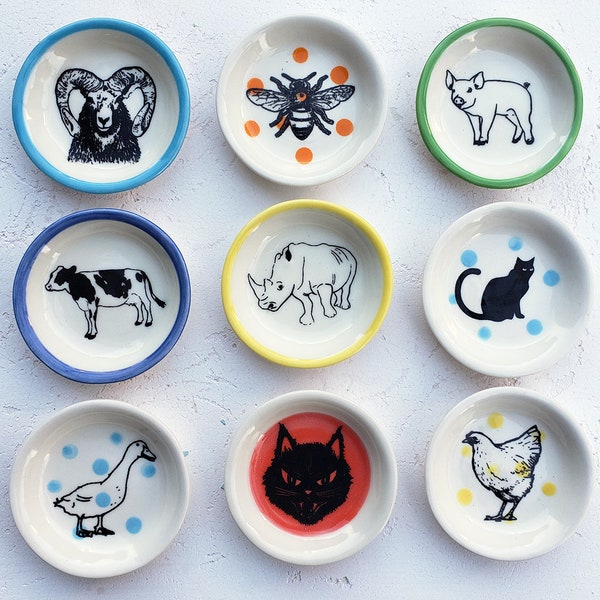 Small Porcelain Dish - Etsy