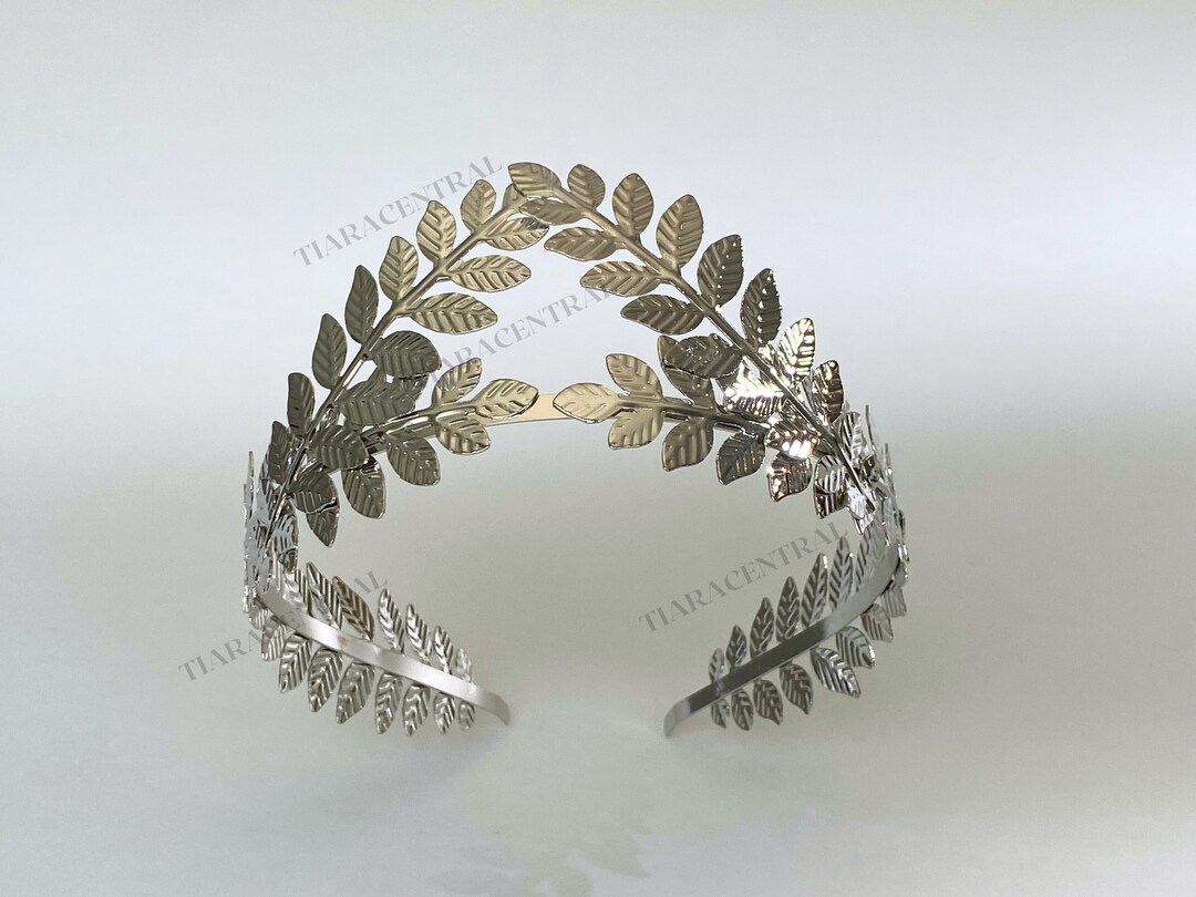 Silver Leaf Crown, Gold Leaves Headpiece, Costume Party Headpiece, Prom ...