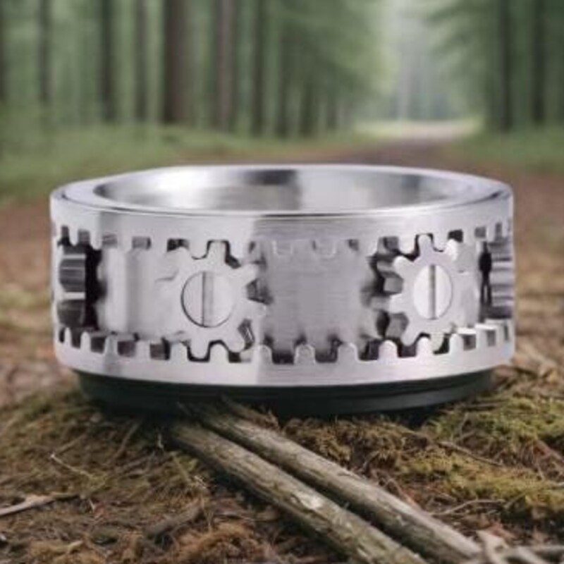 Gear Spinner Ring - Etsy