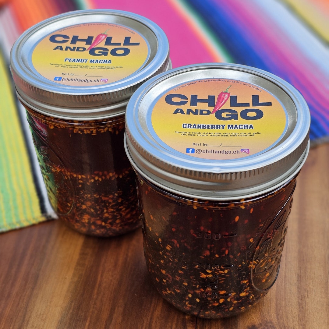 1 Jar -16oz Salsa Macha - Etsy