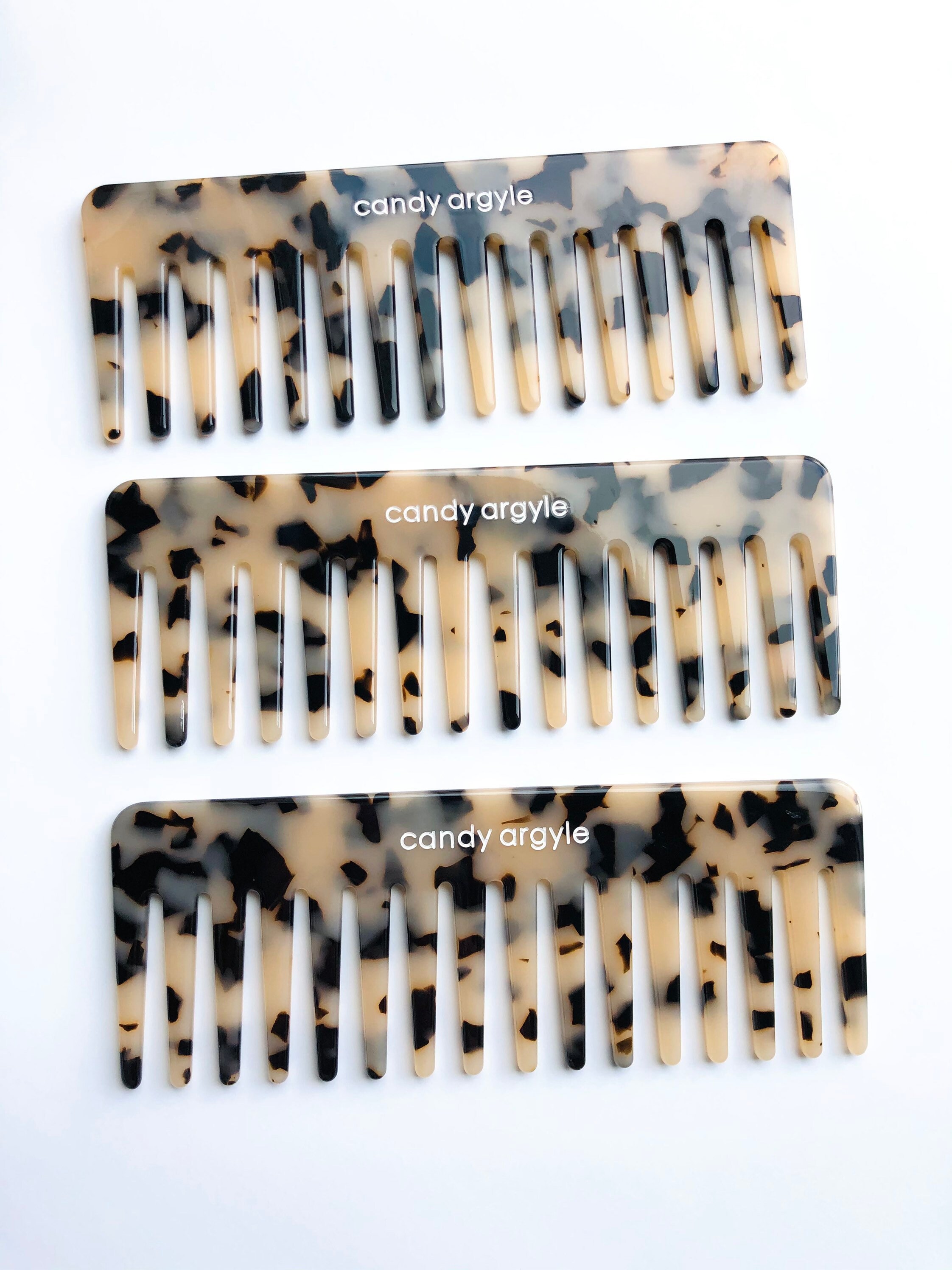 Tortoise Shell Wide Tooth Comb – Acetate Hair Comb - Etsy