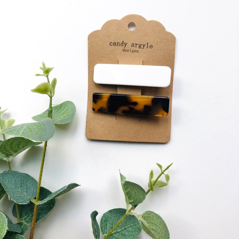 Tortoise Hair Clip - Etsy