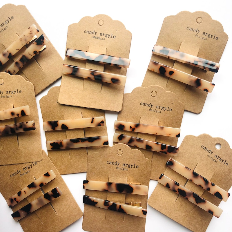 Tortoise Hair Clip - Etsy