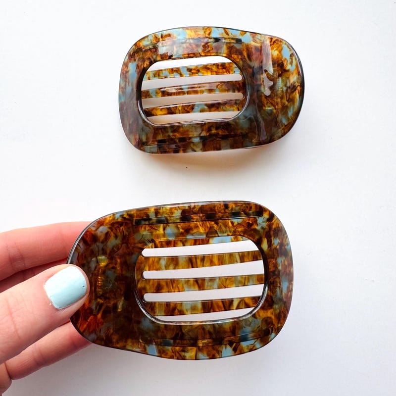 Tortoise Hair Clip - Etsy