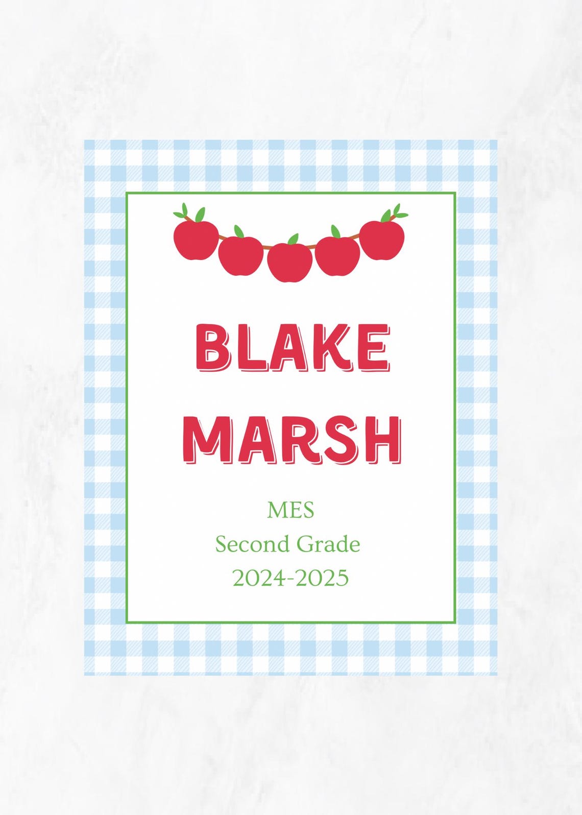 Binder Printable | School Printable | Children’s Binder | Personalized ...