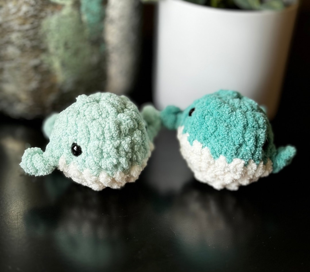 Adorable Crochet Mini Whale Stuffy: Handmade Toys - Order Now! - Etsy