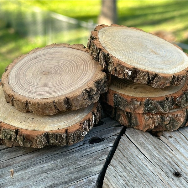 Live Edge Oak Coasters - Etsy UK