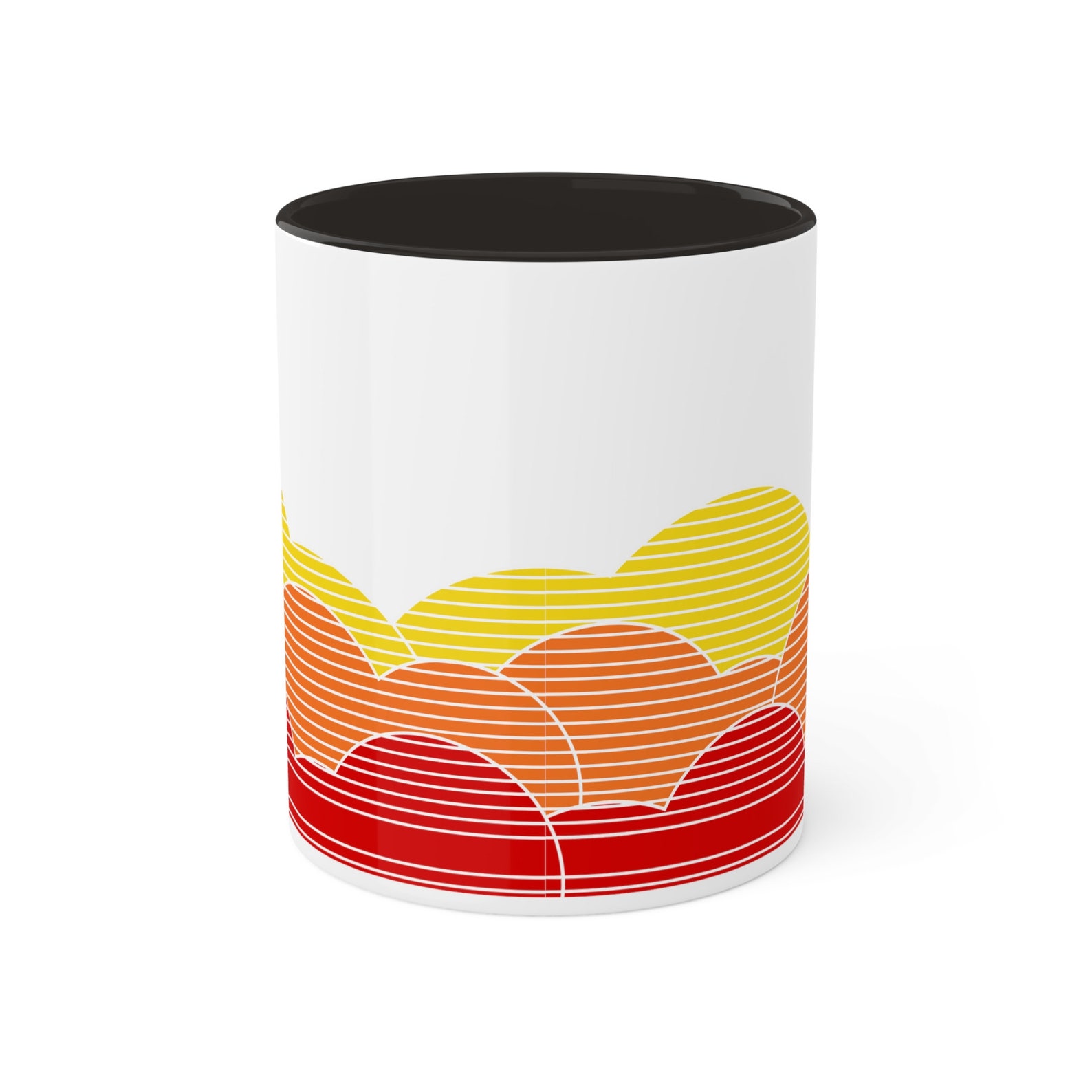 90s Sunset Mug - Colorful Accent, 11oz - Etsy