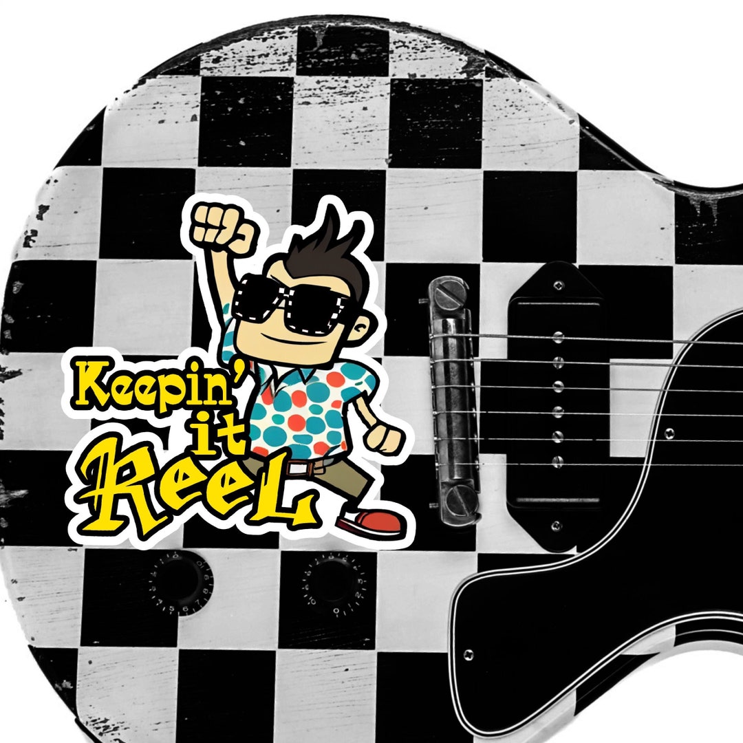 Keepin' It Reel SKA Sticker Vinyl Sticker - Etsy