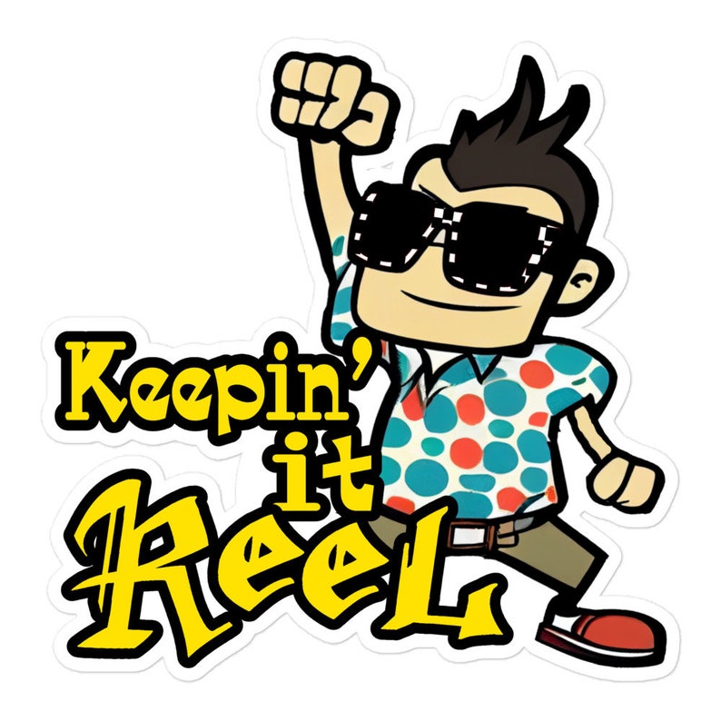 Keepin' It Reel SKA Sticker Vinyl Sticker - Etsy