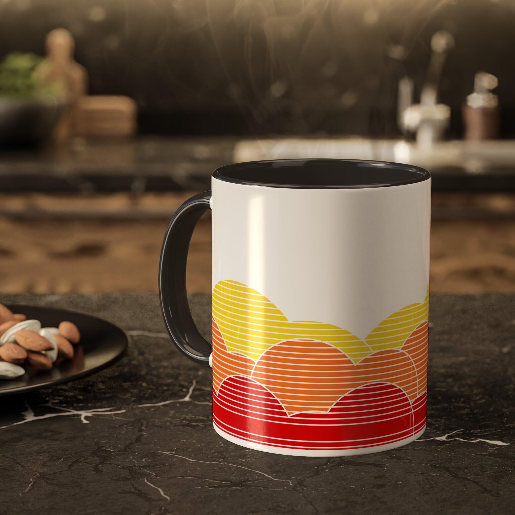90s Sunset Mug - Colorful Accent, 11oz - Etsy