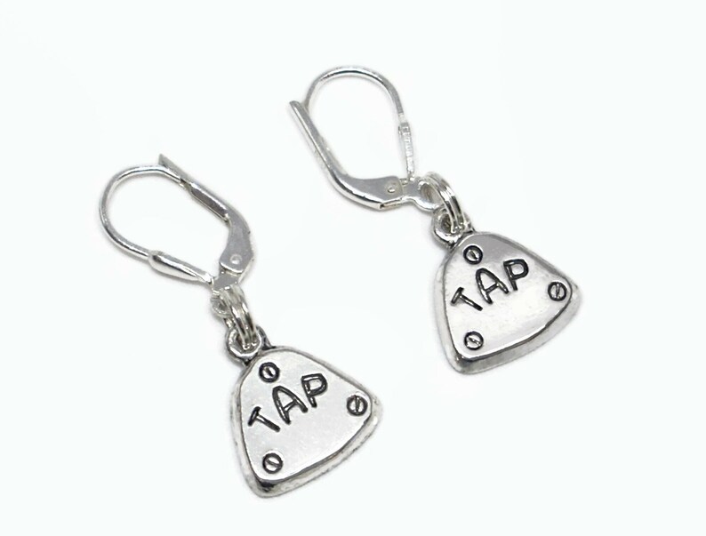 Tiny Taps Dangle Earrings With Sterling Silver Earwires or - Etsy