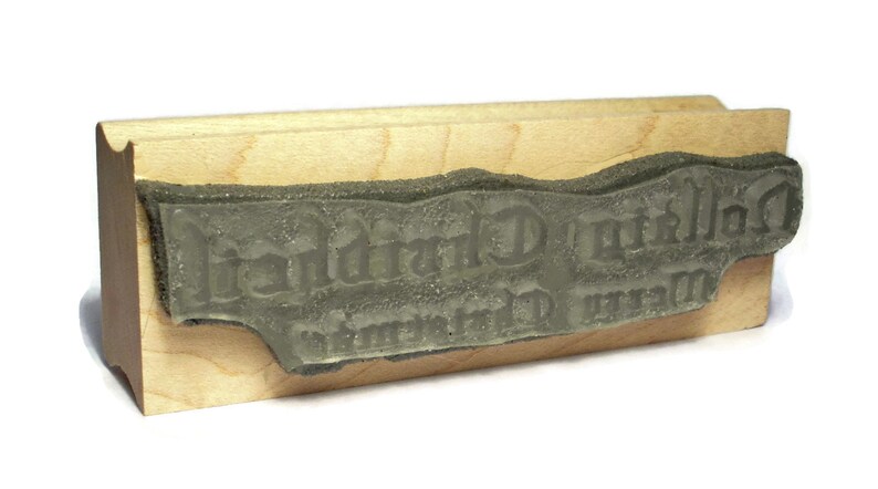 Nollaig Chridheil Merry Christmas Rubber Stamp English | Etsy