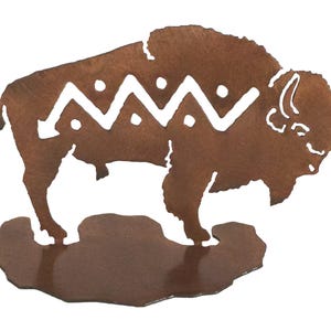 Bison Metal Art, Bison Statue, Buffalo Statue, Buffalo Metal Art ...
