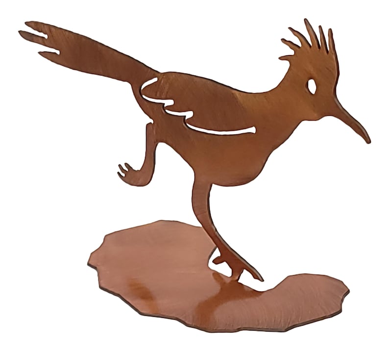 Roadrunner Metal Art, Rustic Tabletop Sculpture, Southwest Decor - Etsy