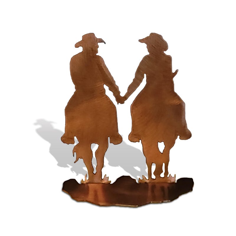 Bronze Horse Cowboy Statue - Etsy