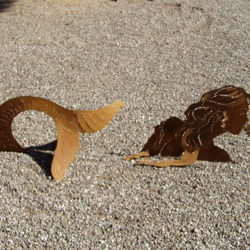 Mermaid Metal Art - Etsy
