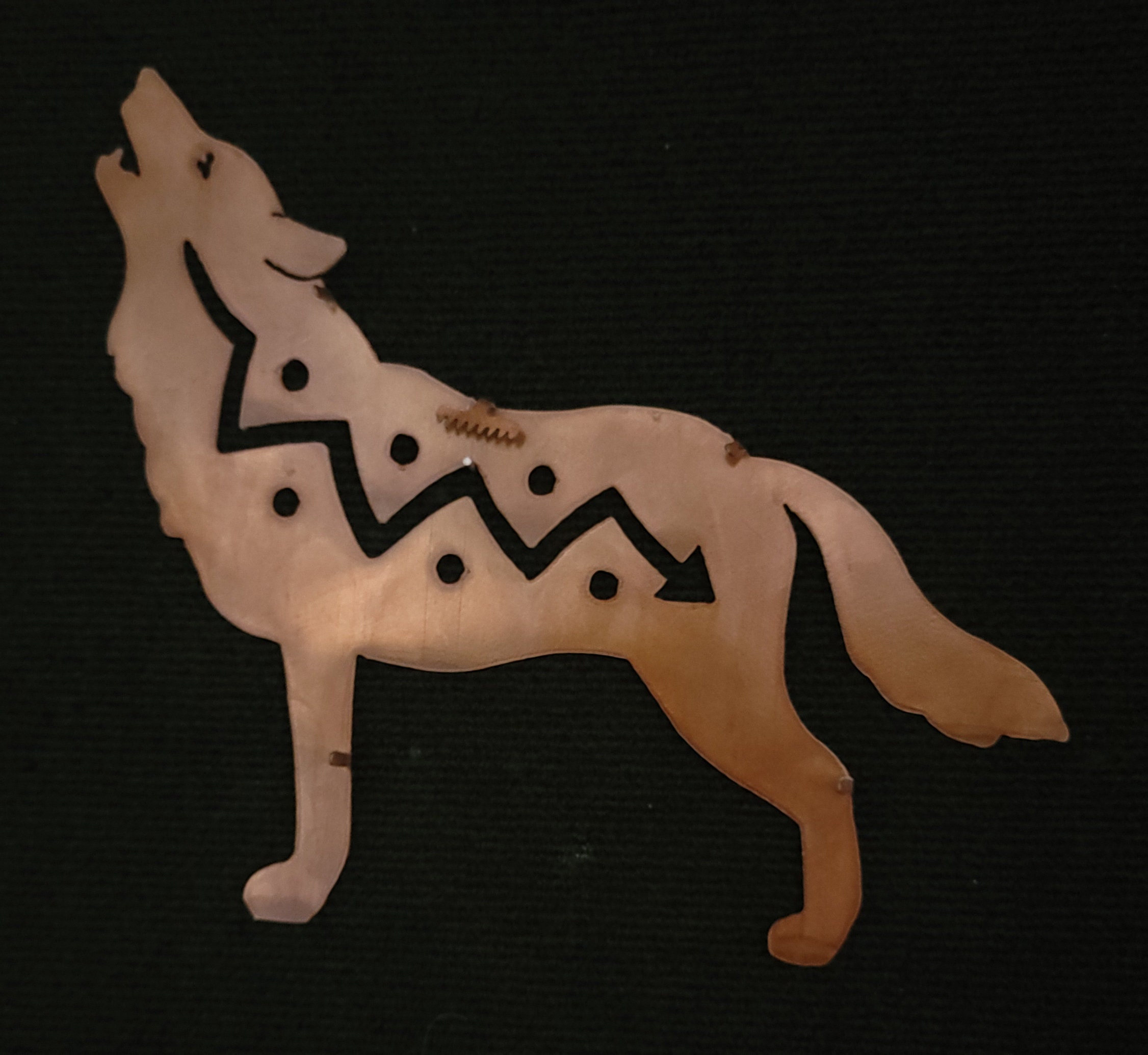 Wolf Element Metal Wall Art, Woodland Collection, Timber Wolf, Howling ...
