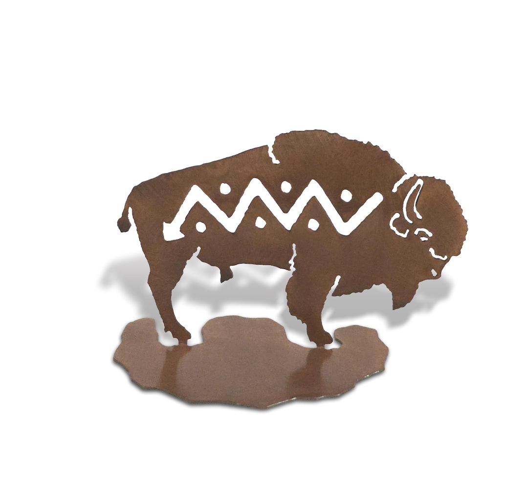Bison Metal Art, Bison Statue, Buffalo Statue, Buffalo Metal Art ...