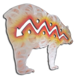 Bear Element Metal Wall Art, Woodland Collection, Black Bear, Brown ...