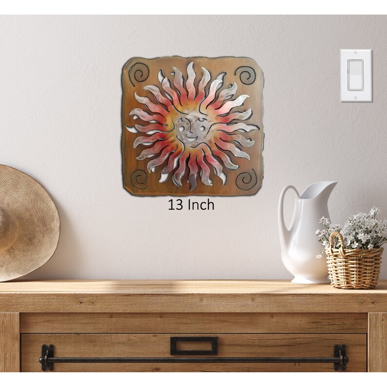 Sprite Sun Face Southwest Cut Outs Sunset Swirl Finish - Etsy