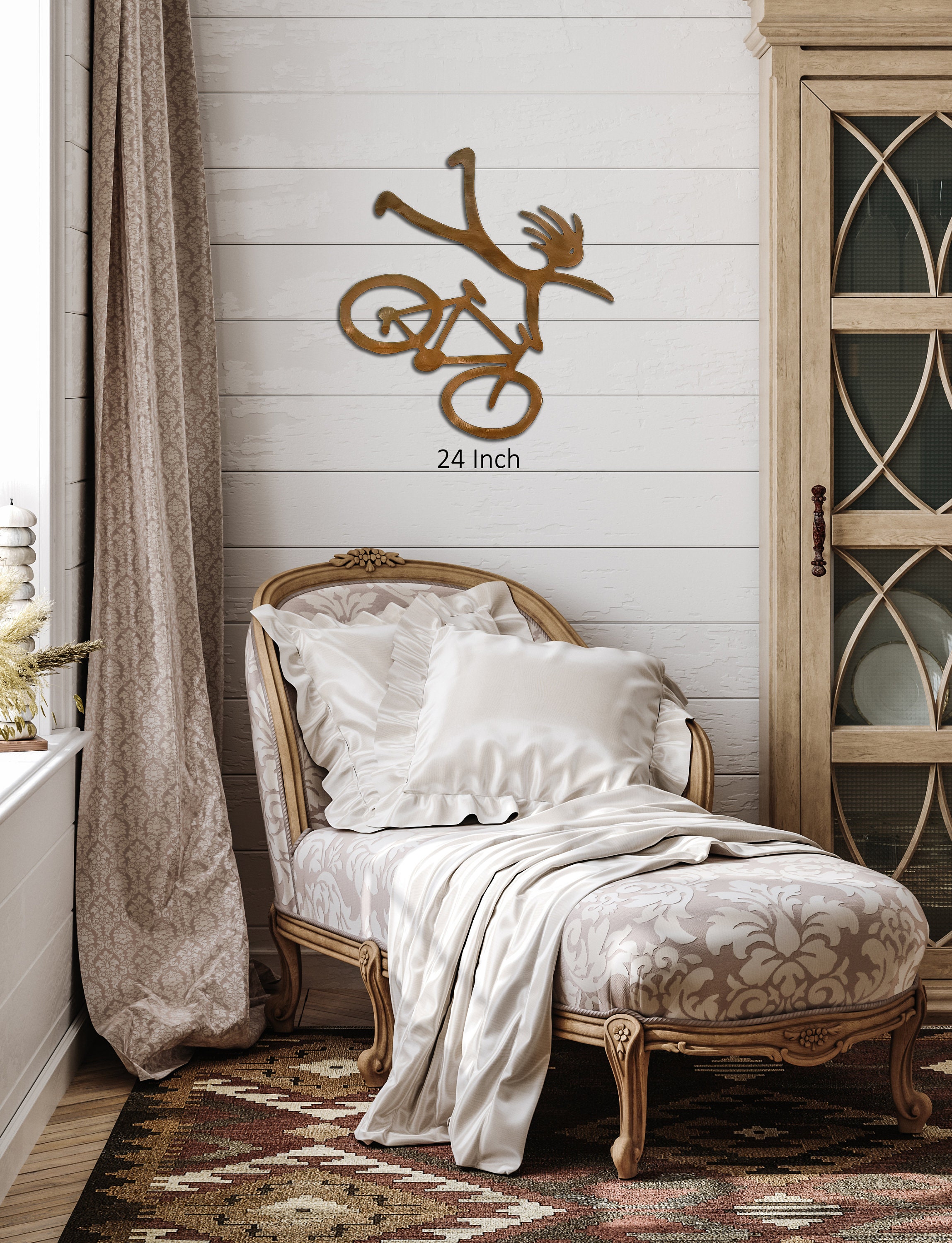 Endo Bicycle Kokopelli Southwest Metal Wall Art Rust Finish - Etsy