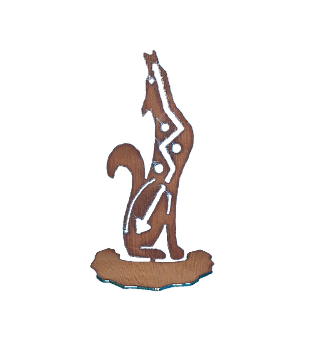 Coyote Statue, Coyote Figurine, Coyote Sculpture, Coyote Metal Art ...