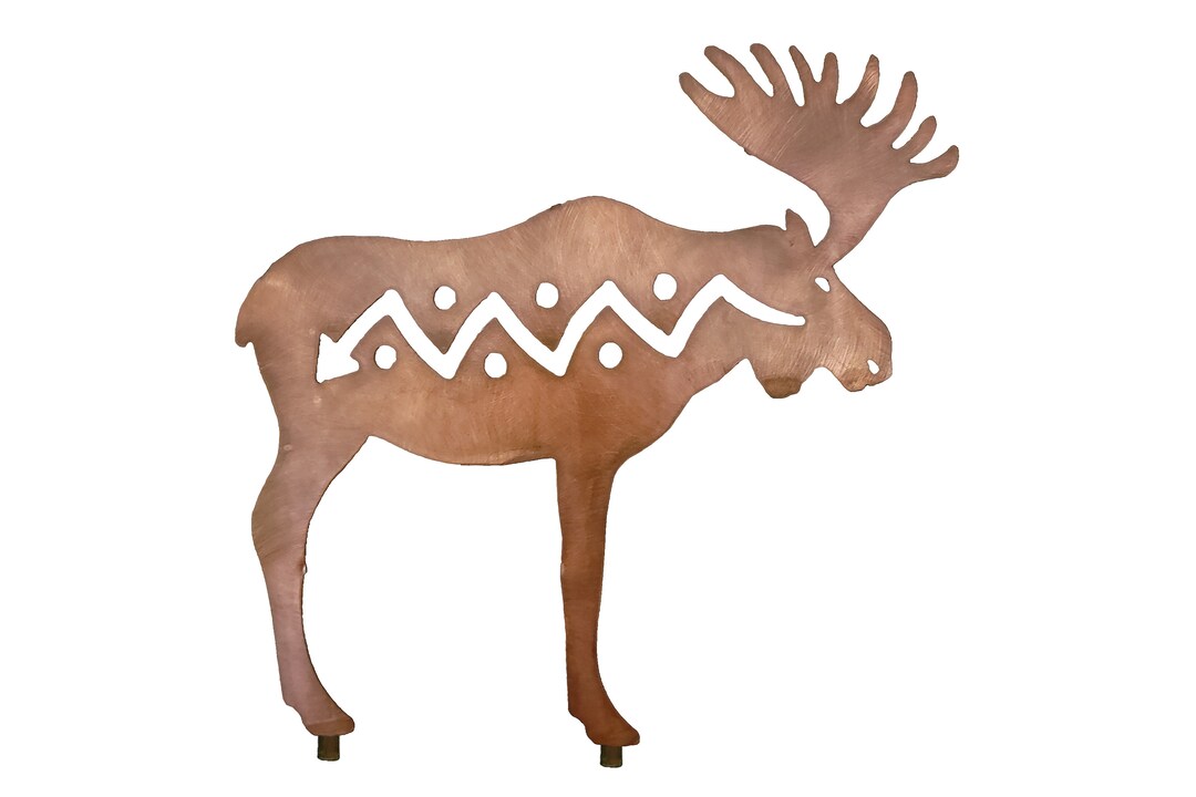 Moose Metal Yard Art Statue, Rust Finish, Made in the USA - Etsy