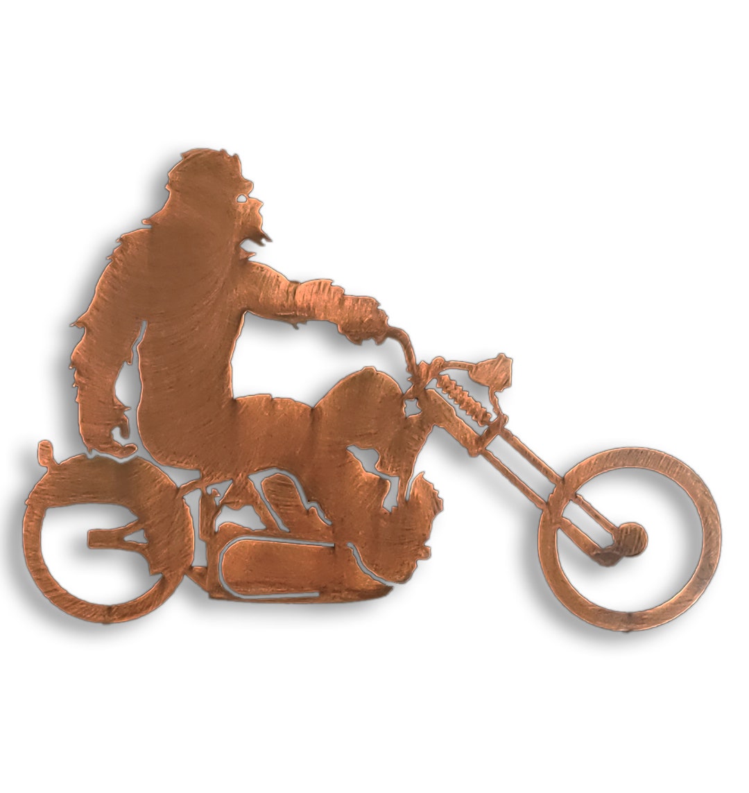 Bigfoot Chopper Metal Wall Art, Big Foot Element Collection, Steel ...