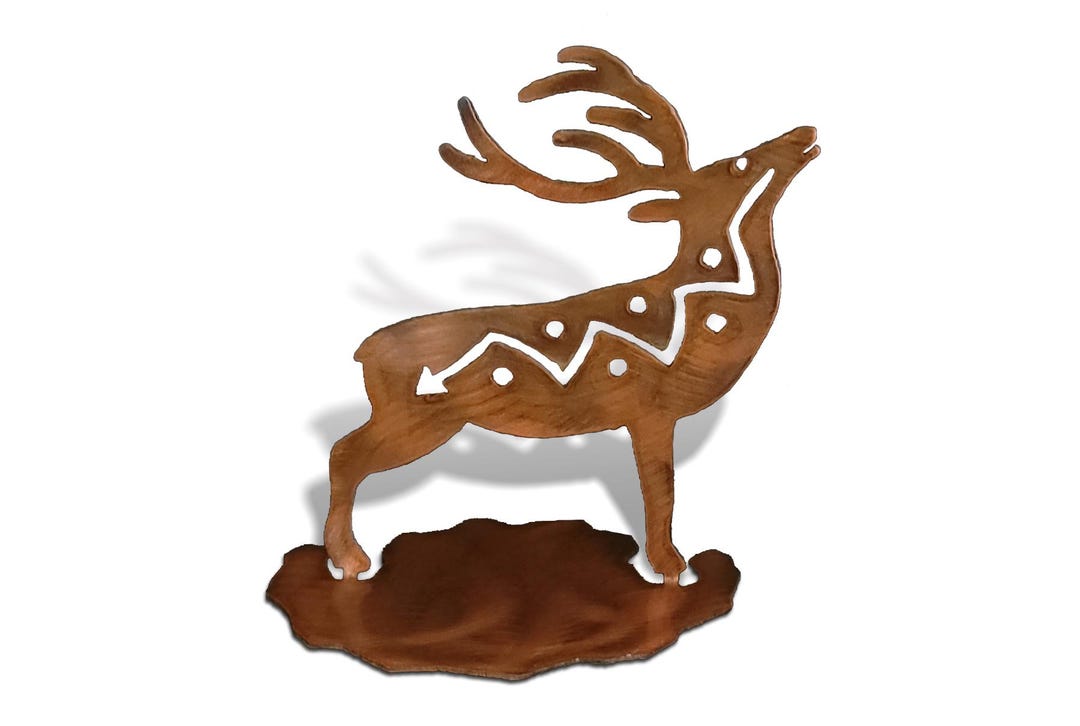 Deer Metal Art, Stag Statue, Deer Statue, Stag Metal Art. Personalized ...