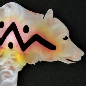 Bear Element Metal Wall Art, Woodland Collection, Black Bear, Brown ...