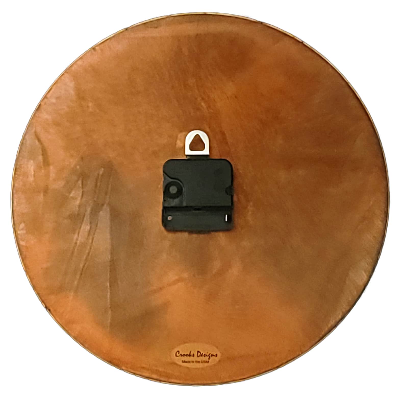 Sunburst Wall Clock: Wood Face on Rusted Steel Back - Etsy