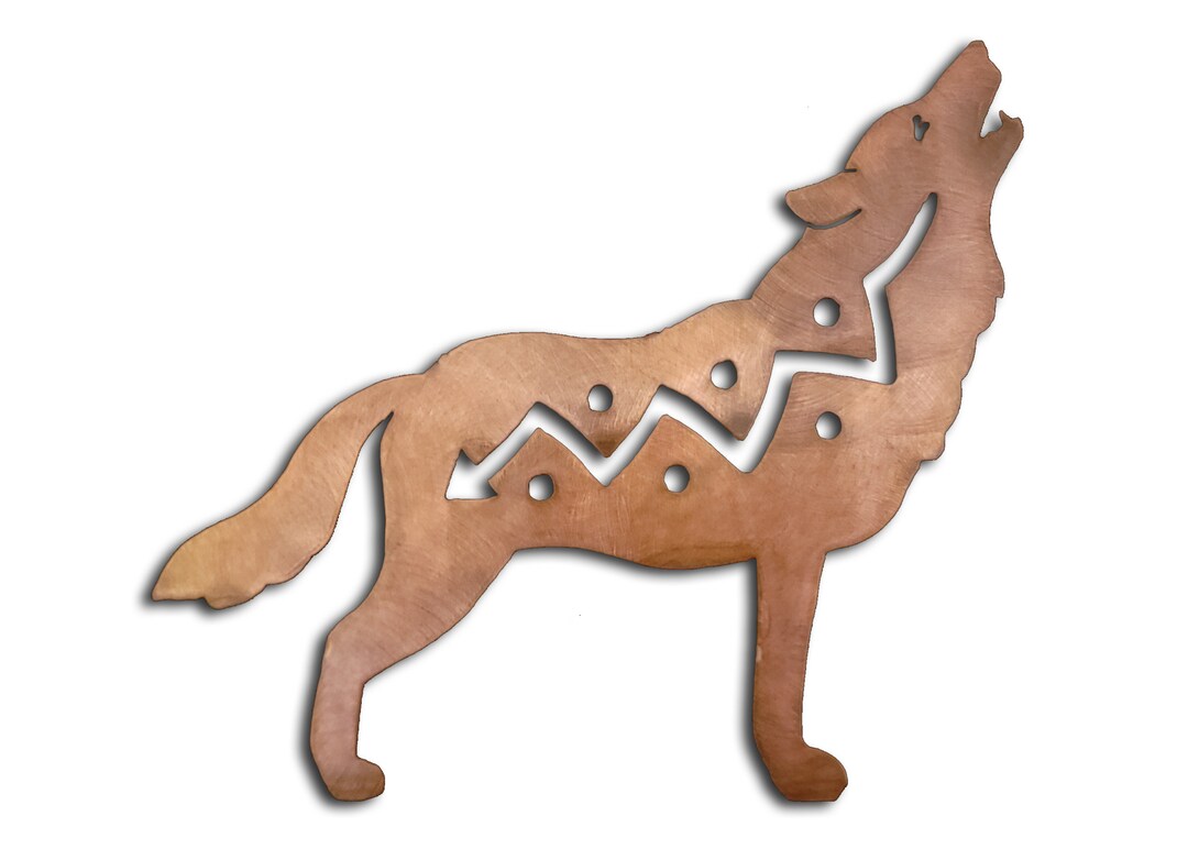 Wolf Element Metal Wall Art, Woodland Collection, Timber Wolf, Howling ...