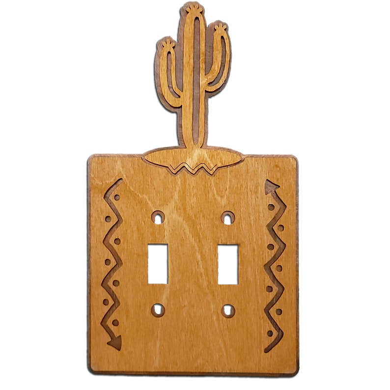 Saguaro Cactus Standard Switch Plate Cover: Southwestern Decor ...