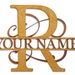 Personalized Family Name Metal Sign, Last Name Sign, Initial, Metal ...