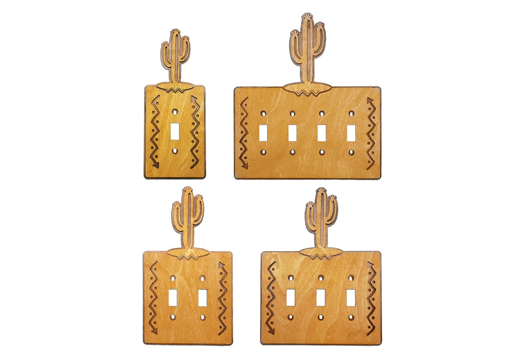 Saguaro Cactus Standard Switch Plate Cover: Southwestern Decor ...