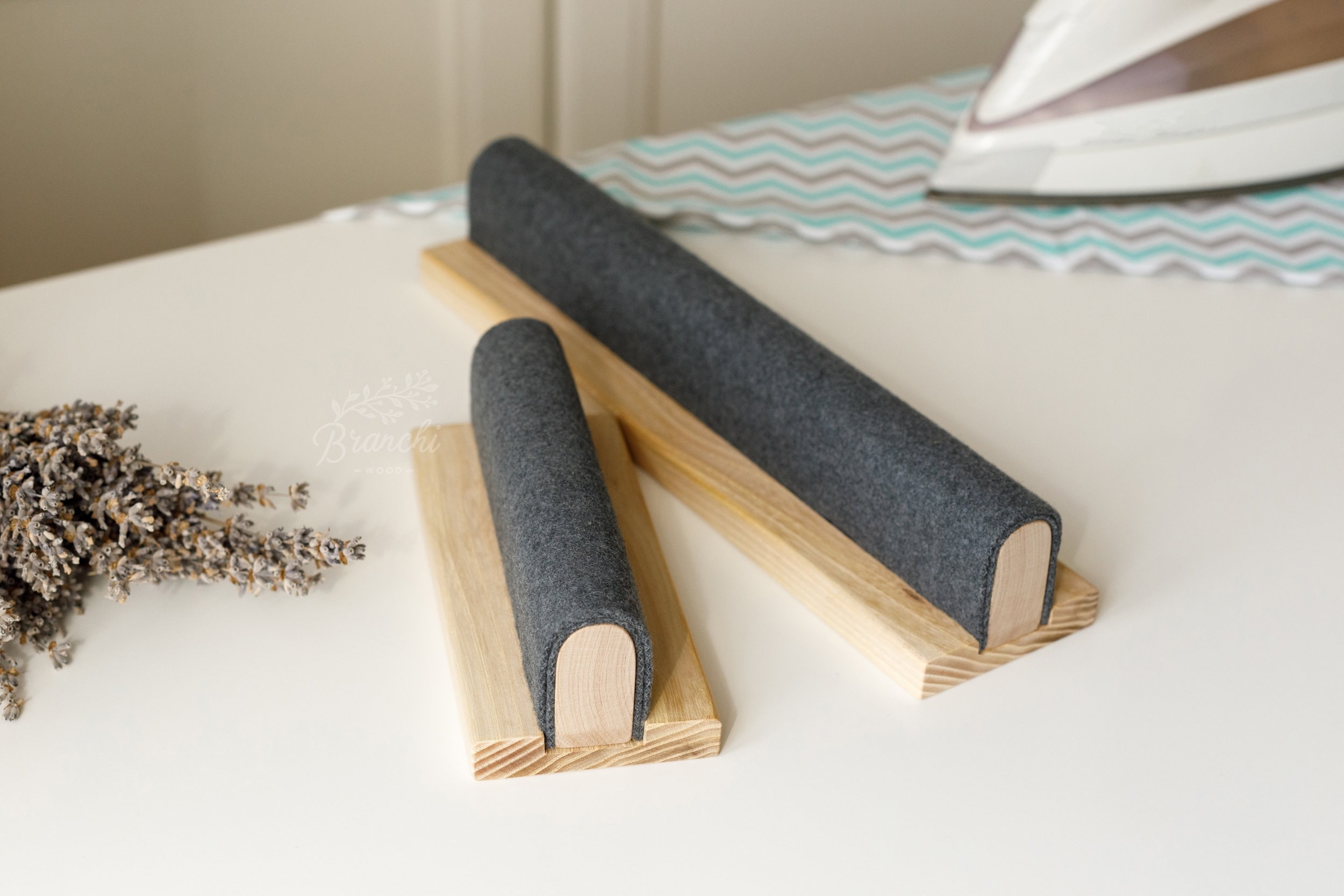 Wool Quilter's Clapper and Presser Bar for Seams, Choice of Two Lengths ...